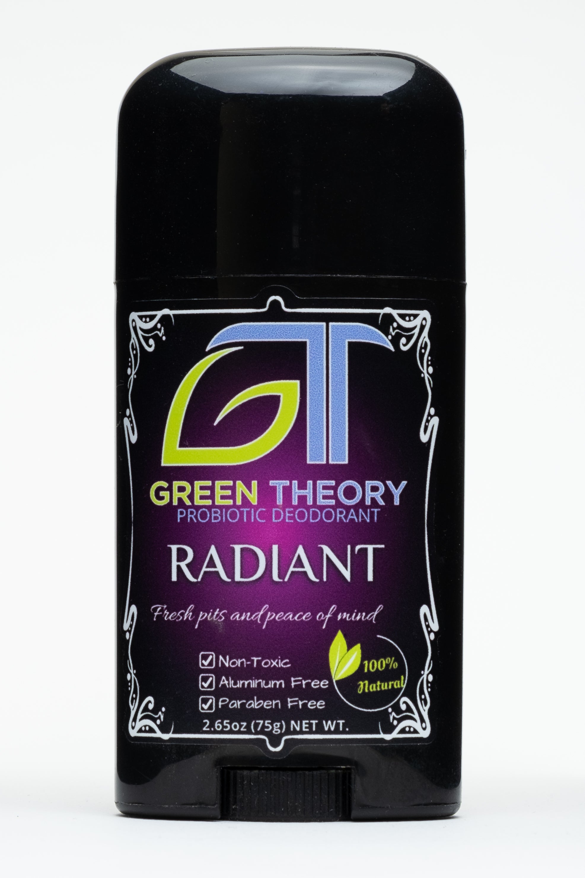Radiant Probiotic Natural Aluminum Free Deodorant – Green Theory Naturals